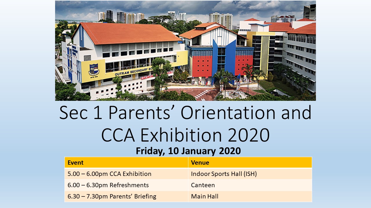 Secondary 1 CCA Exhibition 2020